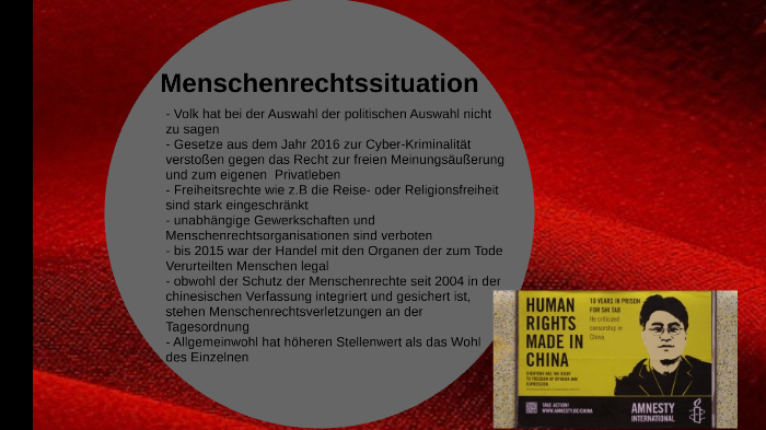 Todesstrafe In China by Alina H on Prezi