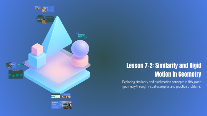 Lesson 7-2: Similarity and Rigid Motion in Geometry by ‪Ali Farouk ...