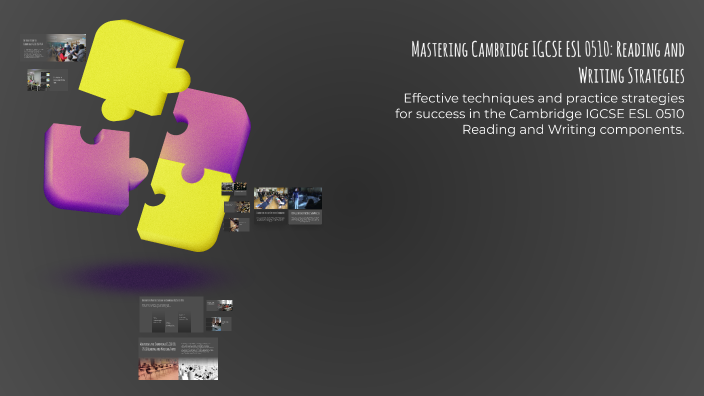Mastering Cambridge IGCSE ESL 0510: Reading and Writing Strategies by ...