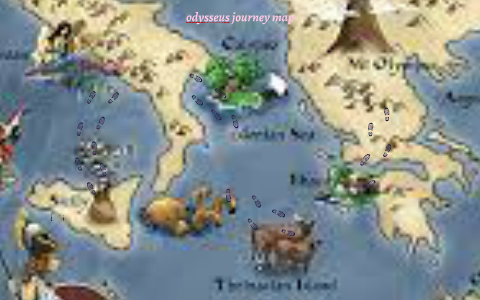 odysseus journey map by Jalon Taylor on Prezi