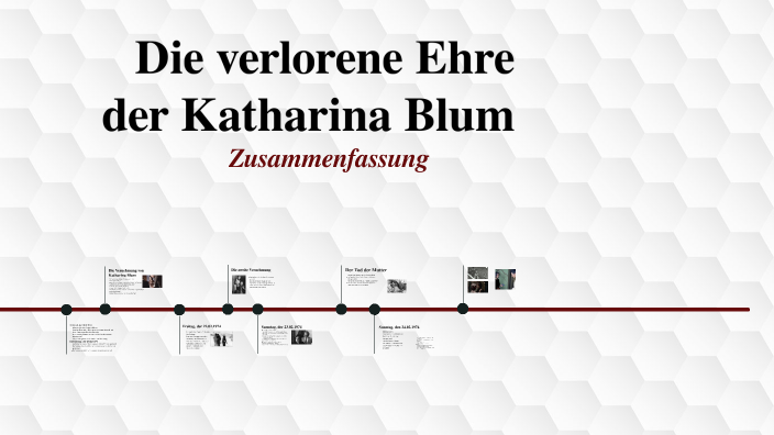Die verlorene Ehre der Katharina Blum Zusammenfassung by Lena Sins on Prezi