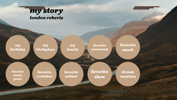 my story. by London Roberts on Prezi