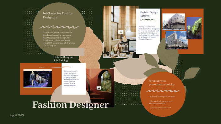 Art Careers - Fashion Designer by (Student) Shane Marshall on Prezi