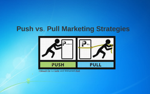Push vs. Pull Marketing Strategies by Thibault DLS on Prezi