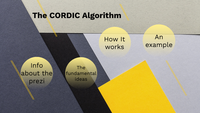 The CORDIC Algorithm by Ethan Xu _ Student - GreenHopeHS on Prezi
