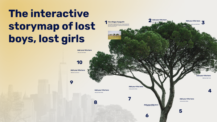 The interactive storymap of lost boys, lost girls by Charlie Bixler on Prezi