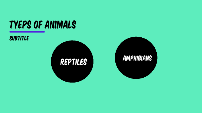 Types of Animals by Rowan Glazier on Prezi