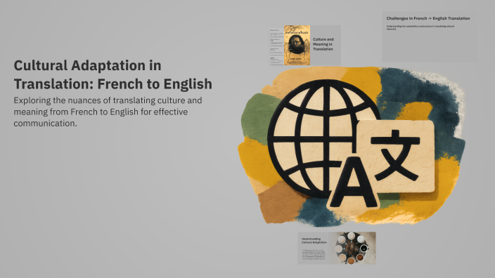 Cultural Adaptation in Translation: French to English by hajer ben rbeh ...