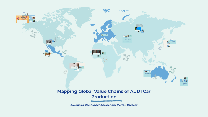 Mapping Global Value Chains of AUDI Car Production by Speedy Spiker on ...