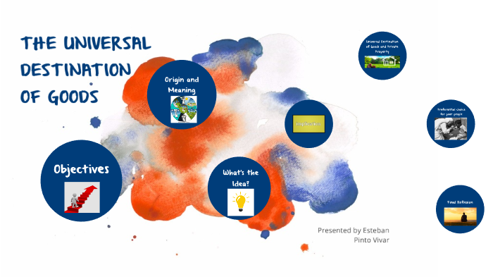 The Universal Destination of Goods by Esteban Andrés Pinto Vivar