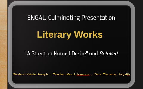 ENG4U Culminating Presentation by Keisha Joseph on Prezi