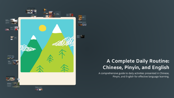 A Complete Daily Routine: Chinese, Pinyin, and English by Liosa Sean on ...