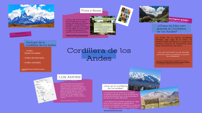 Cordillera de los Andes by Mariela Fernandez on Prezi