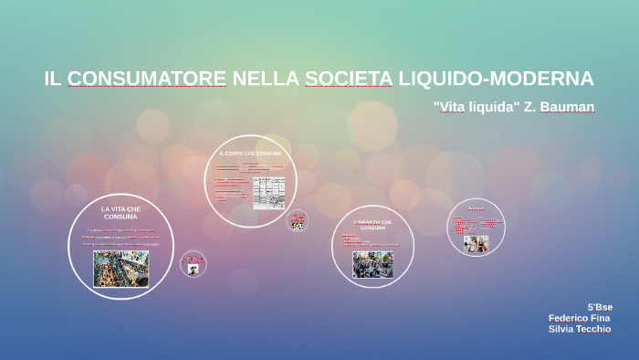 IL CONSUMATORE NELLA SOCIETA LIQUIDO-MODERNA by Federico Fina on Prezi