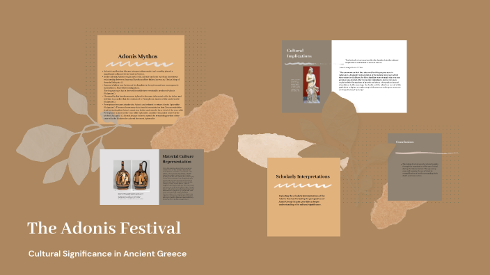 The Festival of Adonis by Kieran Burriss on Prezi