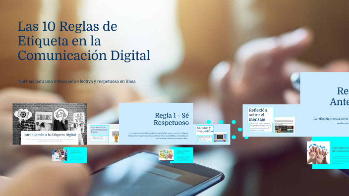 Las 10 Reglas de Etiqueta en la Comunicación Digital by MELANIE SUHGEY ...