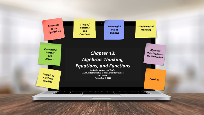 Chapter 13: Algebraic Thinking, Equations, and Functions by Isabella ...