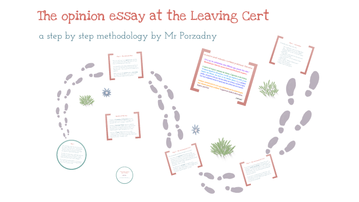 Methodology - The opinion essay, step by step... (version 2) by Julien ...