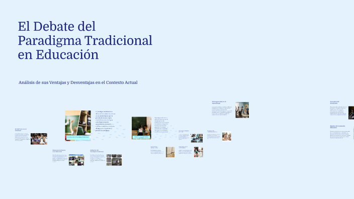 El Debate del Paradigma Tradicional en Educación by Anthony Reyes nuñez ...