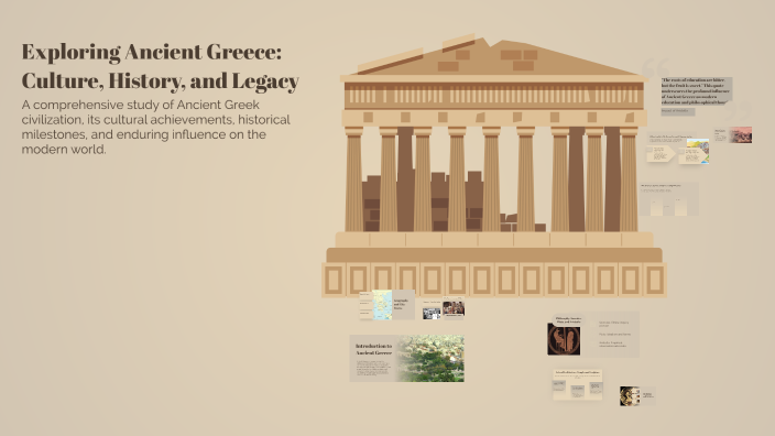 Exploring Ancient Greece: Culture, History, and Legacy by randy goold ...
