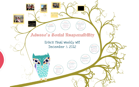 Adecco Social Responsibility by Erin Heisler on Prezi