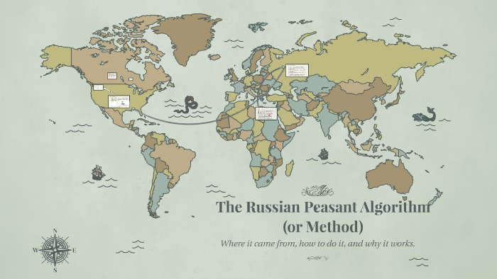 The Russian Peasant Algorithim (or Method) by Mhairi Holmes