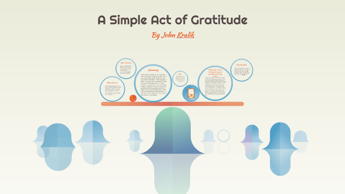 A Simple Act of Gratitude by on Prezi