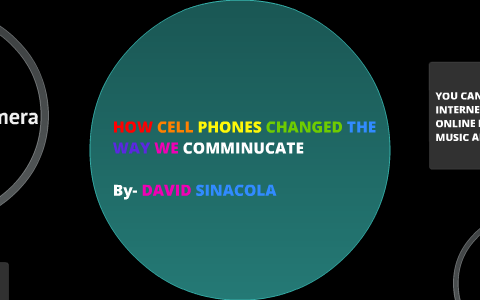 HoW cElL PhOnEs ChAnGeD tHe WaY wE cOmMuNiCaTe! by david sinacola on Prezi