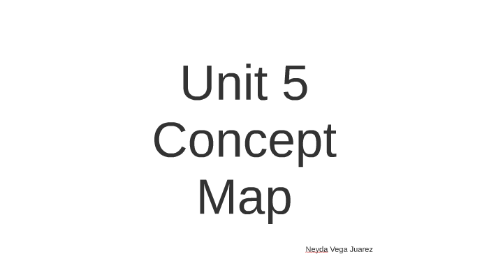 Unit 5 Concept Map by Neyda Vega on Prezi