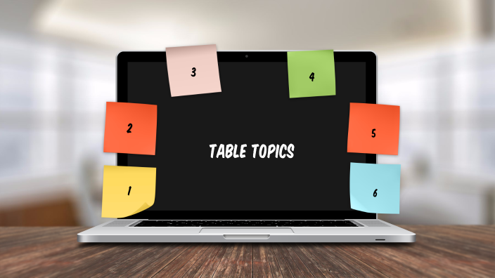 Table Topic Session by Xing En Chia on Prezi