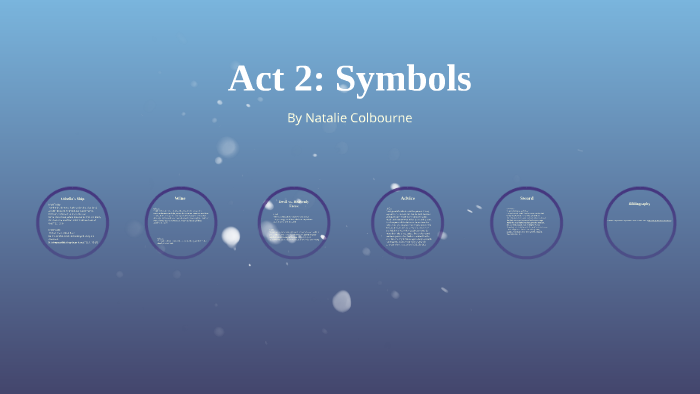 Act 2: Symbols by Natalie Colbourne on Prezi
