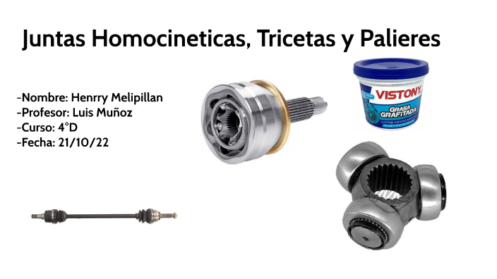 Puntas Homocinéticas y Palieres by PM- HENRRY BASTIAN MELIPILLAN BARRIA ...