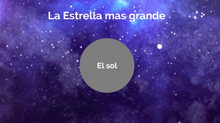 presentacion de la estrella mas grande by Henry Alexander Sanchez on Prezi