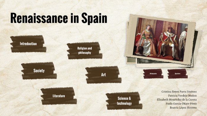 Renaissance in Spain by Patricia Verdejo on Prezi