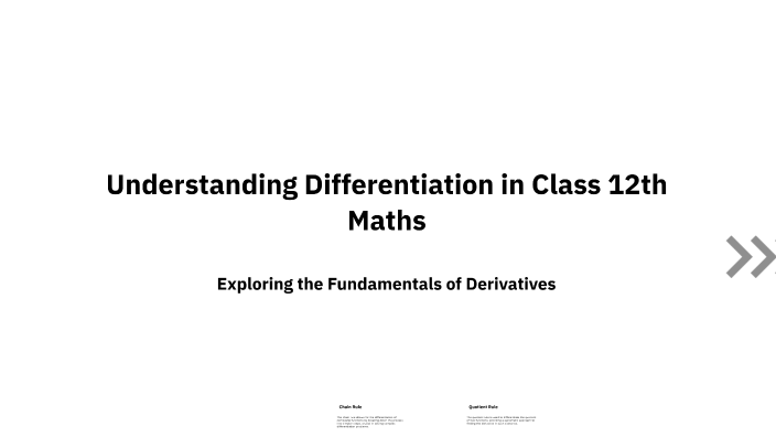 Understanding Differentiation in Class 12th Maths by Sonu Kumari on Prezi