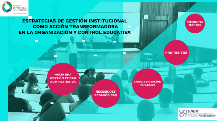 ESTRATEGIAS DE GESTION INSTITUCIONAL COMO ACCION TRANSFORMADORA EN LA ...