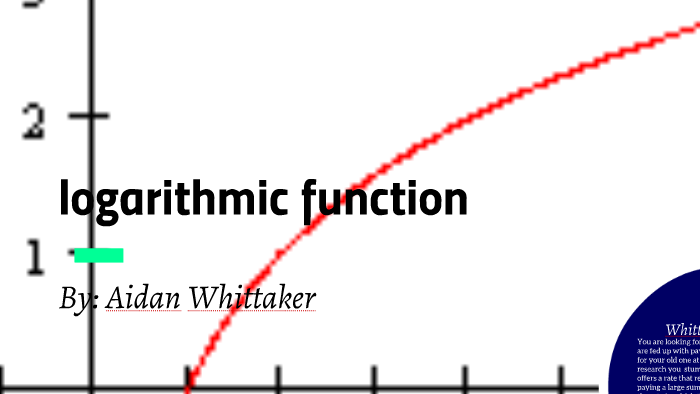 Logarithmic Functions by Aidan Whittaker on Prezi