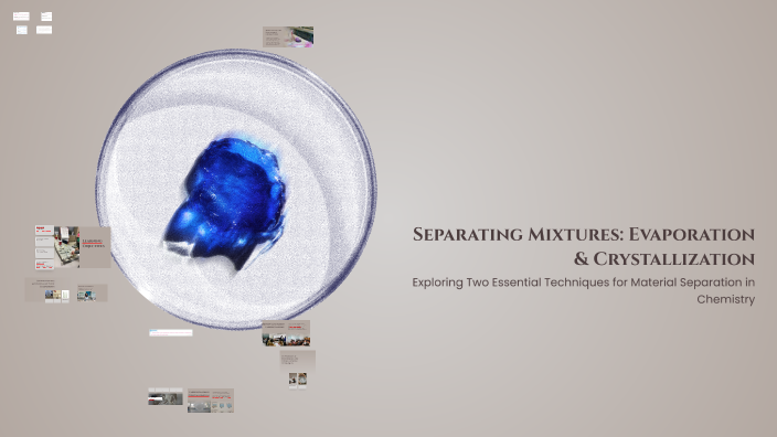 m2 Sup Separating Mixtures: Evaporation & Crystallization by Jana ...