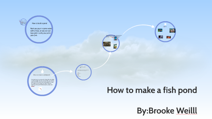 how to make a fish pond by brooke weill on Prezi