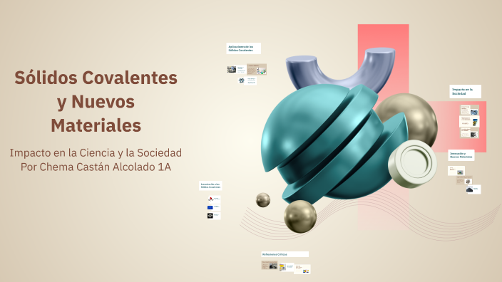 Sólidos Covalentes y Nuevos Materiales by Chema Castan on Prezi