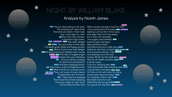 Night - William Blake Analysis by Niamh James on Prezi