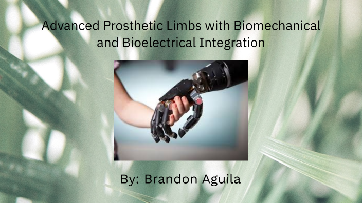 Advanced Prosthetic Limbs with Biomechanical and Bioelectrical ...