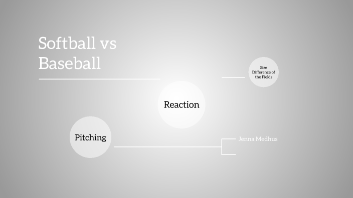 Softball vs Baseball by jenna medhus on Prezi