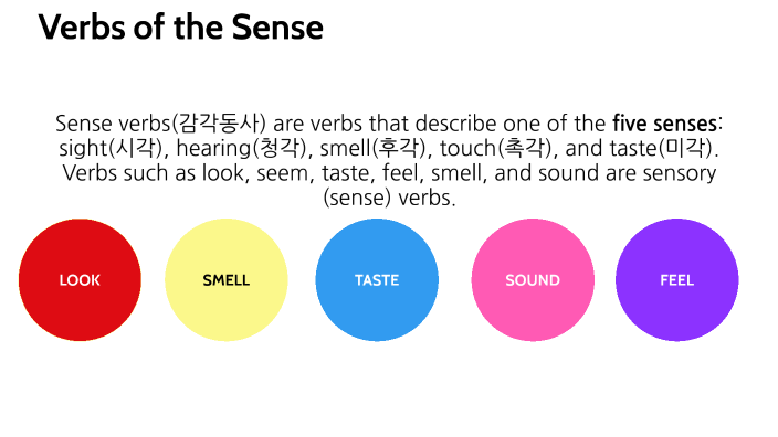 Sensory Verb + Adjectives by on Prezi