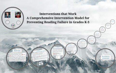 A Comprehensive Intervention Model for Preventing Reading Failure in ...