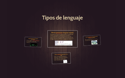Tipos de lenguaje by Jeronimo Gutierrez on Prezi