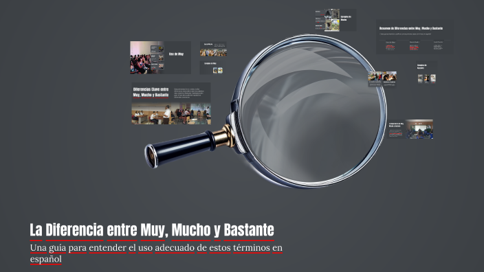 La Diferencia entre Muy, Mucho y Bastante by carlos enrique cachay ...