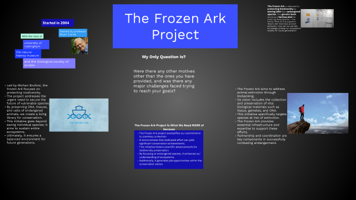 The Frozen Ark Project: by ollie watson on Prezi