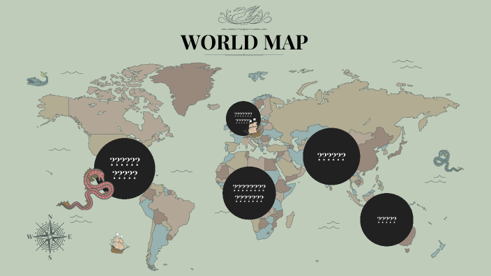 the world map by Eri on Prezi
