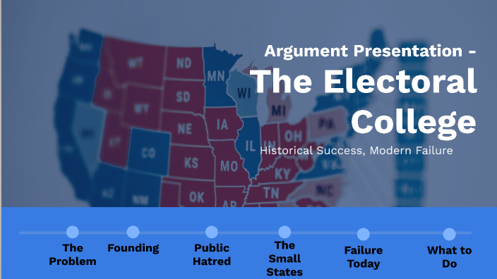 Argument Presentation - The Electoral College by George Koutros on Prezi